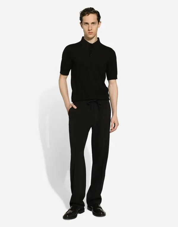Dolce & Gabbana Polo M/c Sweaters And Cardigans - Black