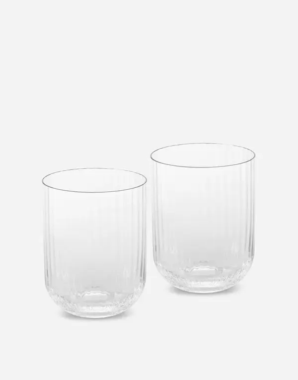 Dolce & Gabbana Set 2 Bicch. Bibita Drinking Glasses - Multicolor