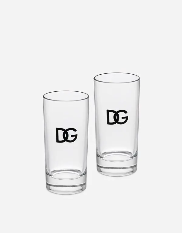 Dolce & Gabbana Set 2 Bicch. Bibita Drinking Glasses - Multicolor