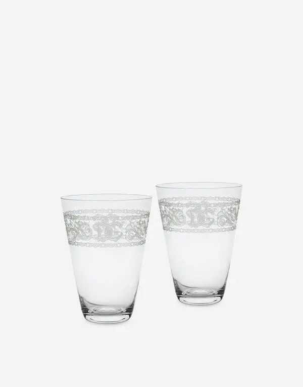 Dolce & Gabbana Set 2 Bicch. Bibita Drinking Glasses - Multicolor