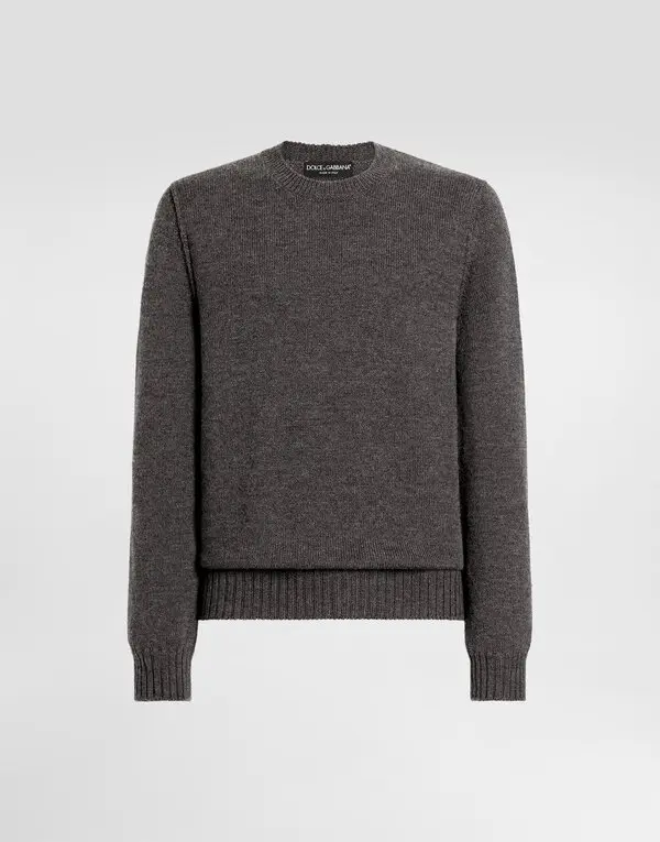 Dolce & Gabbana Virgin Wool Pullover Sweaters And Cardigans - Blue