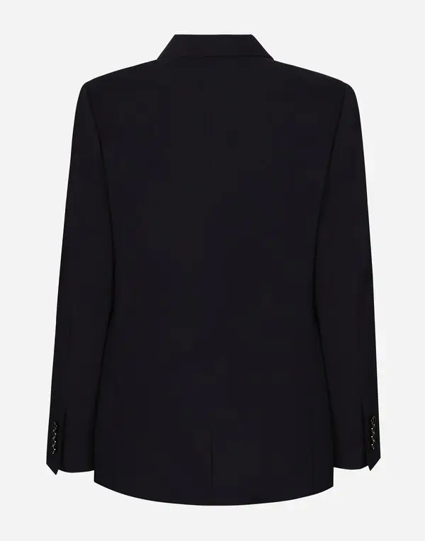 Dolce & Gabbana Wool Twill Double-breasted Jacket Suits And Blazers