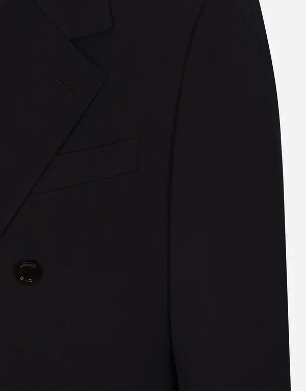 Dolce & Gabbana Wool Twill Double-breasted Jacket Suits And Blazers