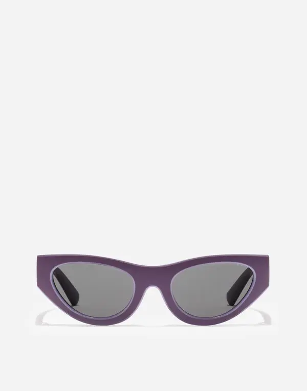 Dolce & Gabbana Cat Eye Sunglasses With Frame - Violet