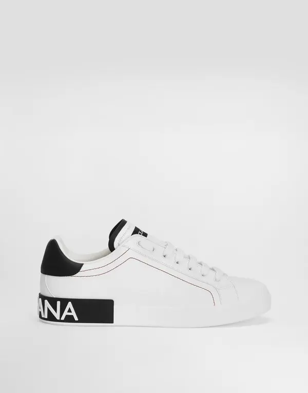 Dolce & Gabbana Portofino Calfskin Leather Sneakers