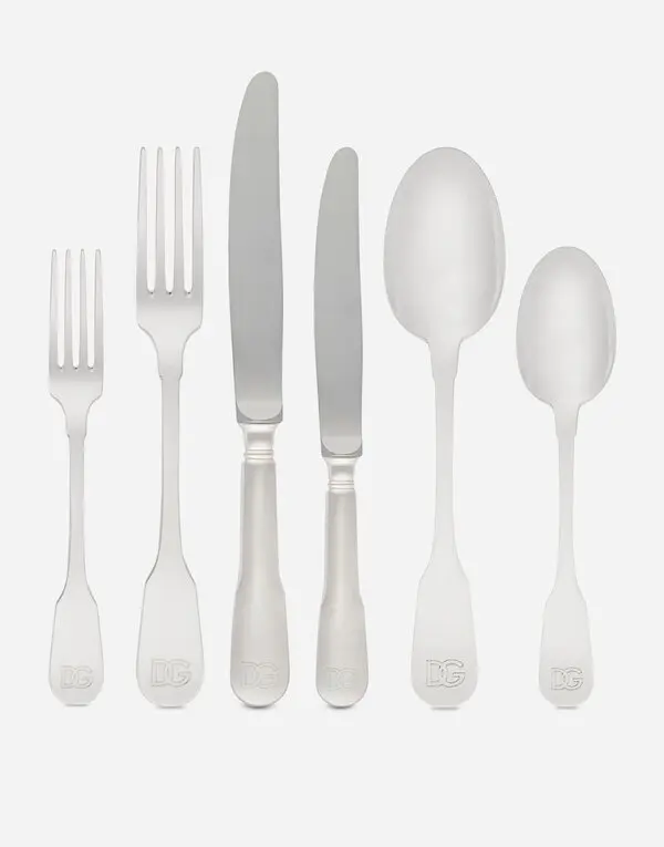 Dolce & Gabbana 6-piece German Silver Flatware Set Cutlery Sets - Multicolor