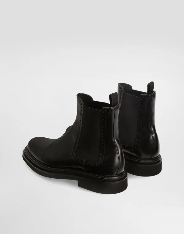 Dolce & Gabbana Brushed Calfskin Chelsea Boots