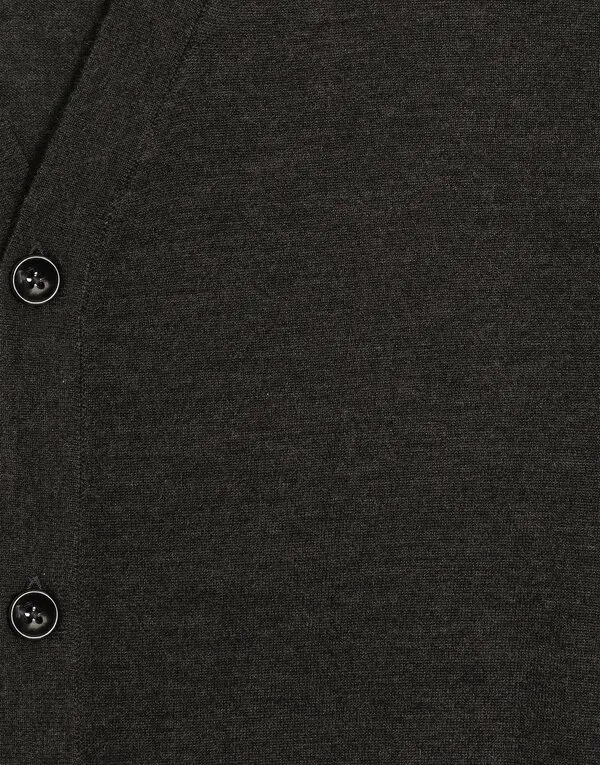 Dolce & Gabbana Cashmere Cardigan With Buttons - Grey