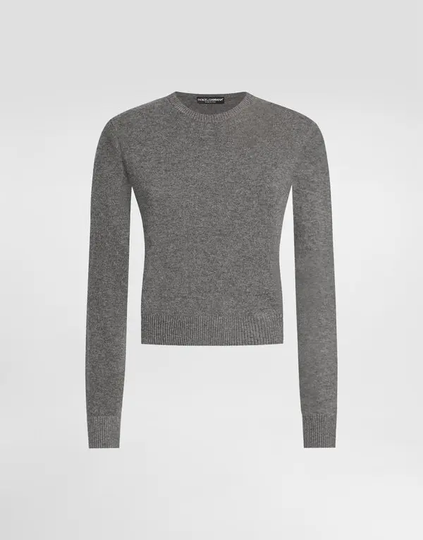Dolce & Gabbana Cashmere Pullover Sweaters And Cardigans - Grey