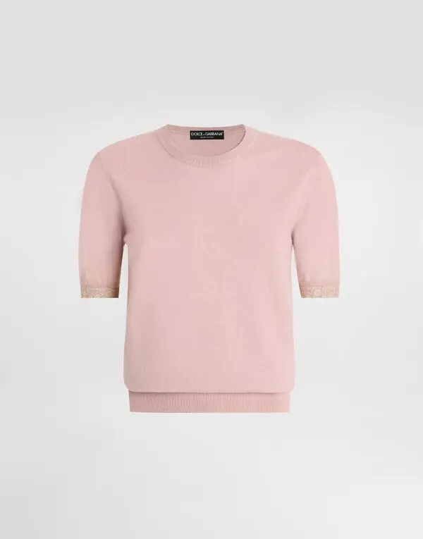 Dolce & Gabbana Cashmere Pullover Sweaters And Cardigans - Pink