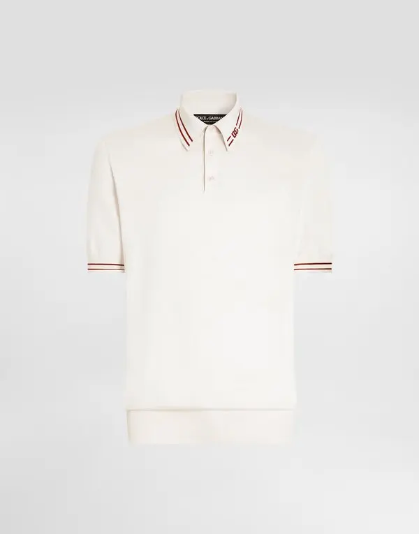 Dolce & Gabbana Polo M/c Sweaters And Cardigans - White