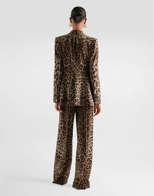 Dolce & Gabbana Leo- Wool Tailored Trousers