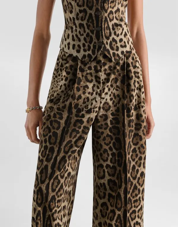 Dolce & Gabbana Leo- Wool Tailored Trousers