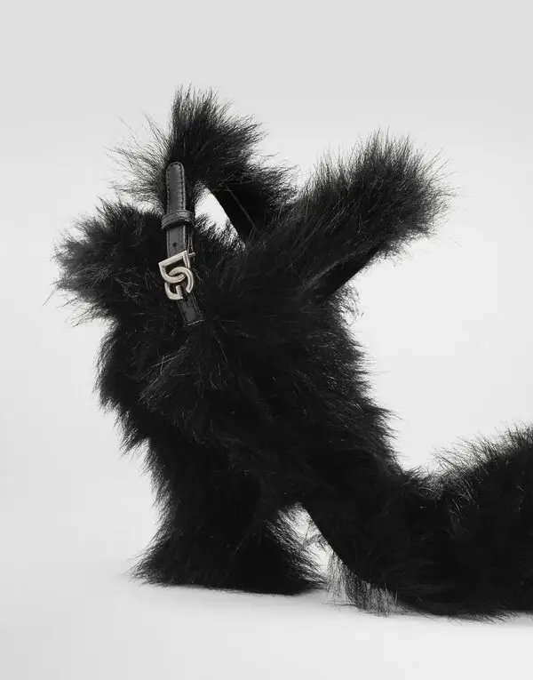 Dolce & Gabbana Shearling Sandals Sandals And Wedges