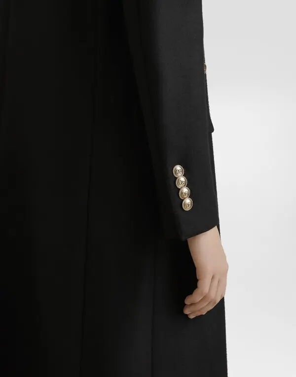 Dolce & Gabbana Double-breasted Embellished Coat Coats And Jackets