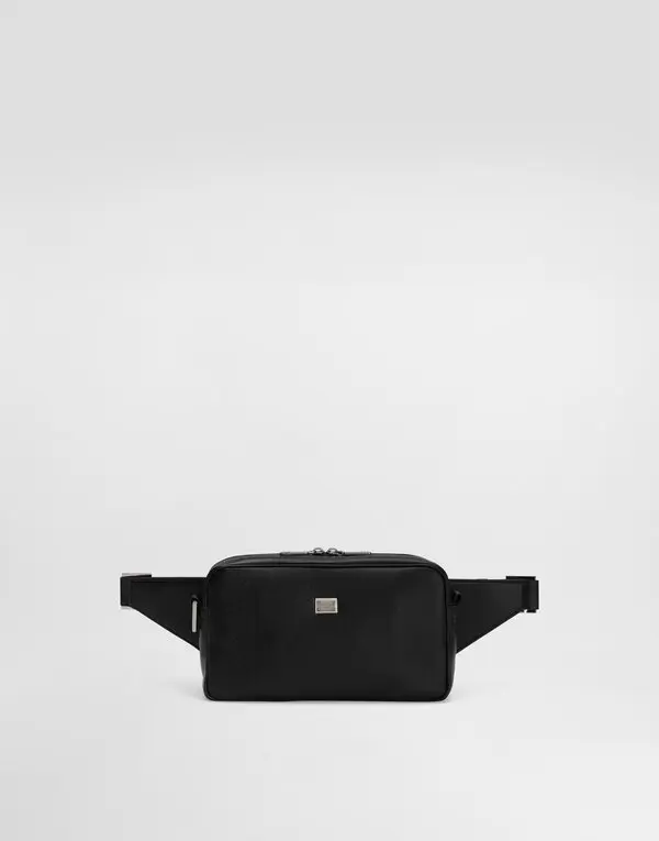 Dolce & Gabbana Calfskin Crossbody Bag Backpacks And Fanny Packs - Black