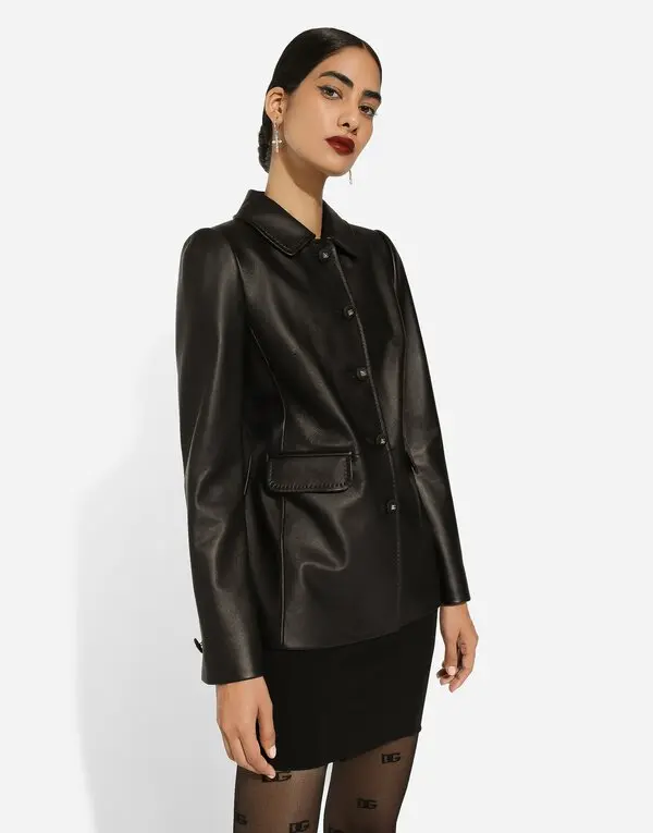 Dolce & Gabbana Lambskin Jacket Blazers