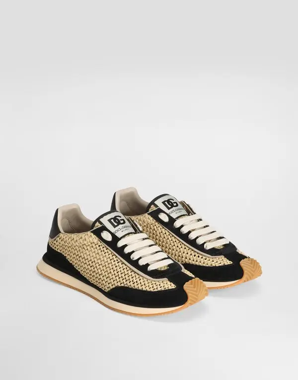 Dolce & Gabbana Mixed-material Dg Cushion Sneakers Sneakers - Multicolor