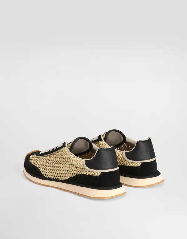 Dolce & Gabbana Mixed-material Dg Cushion Sneakers Sneakers - Multicolor