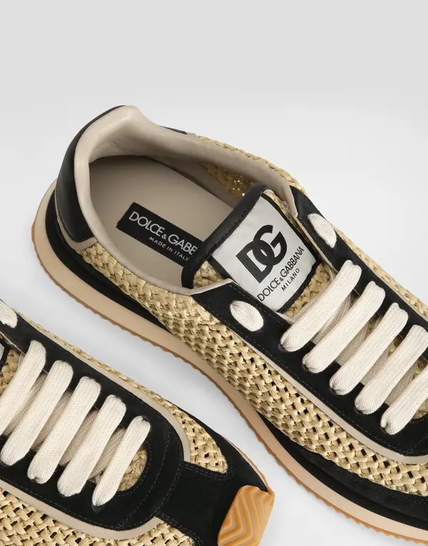 Dolce & Gabbana Mixed-material Dg Cushion Sneakers Sneakers - Multicolor