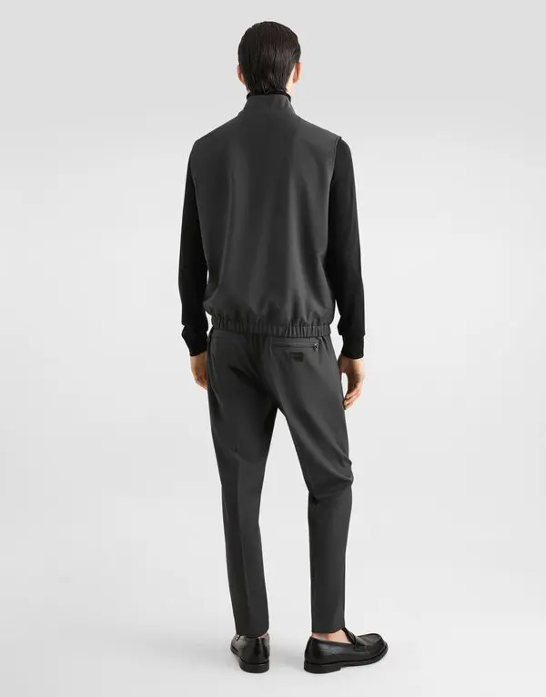 Dolce & Gabbana Wool Jogging Pants Pants And Shorts Gray