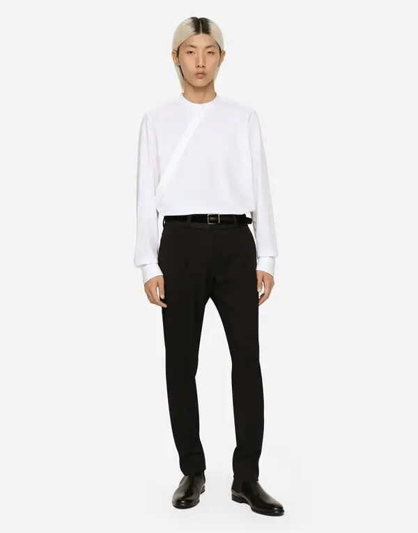 Dolce & Gabbana Stretch Wool Pants Pants And Shorts Wool