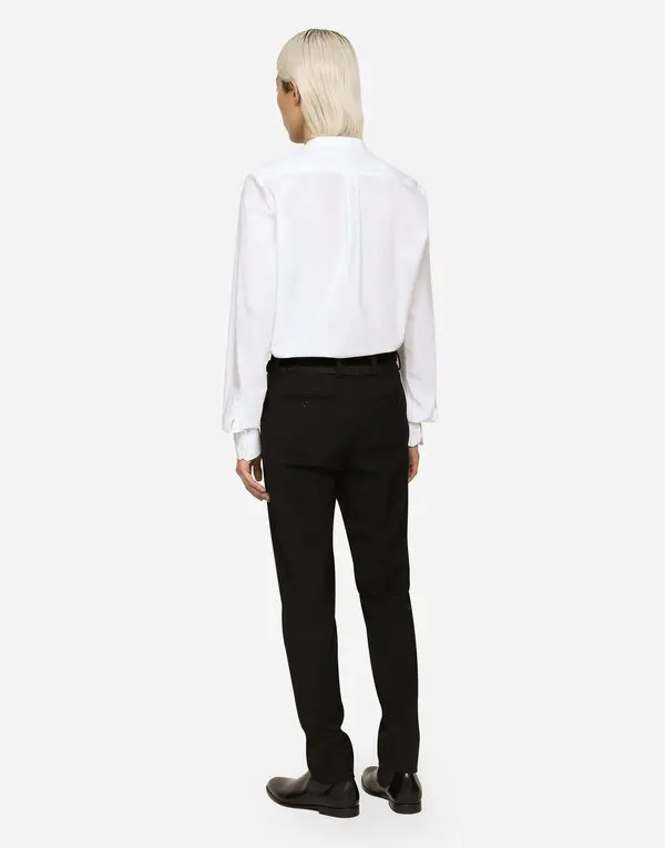 Dolce & Gabbana Stretch Wool Pants Pants And Shorts Wool
