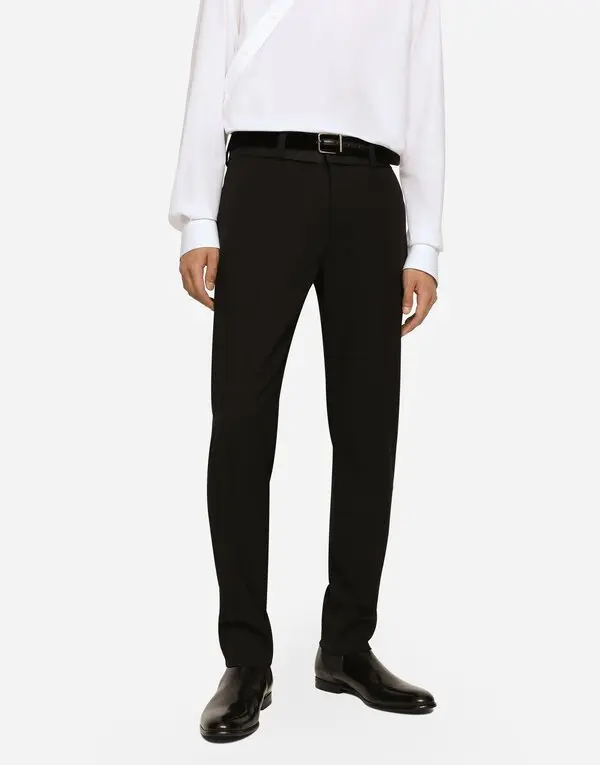 Dolce & Gabbana Stretch Wool Pants Pants And Shorts Wool