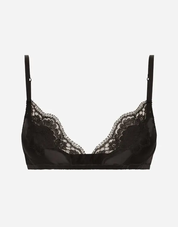 Dolce & Gabbana Regg.senza Ferretto Underwear Silk - Black