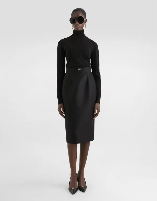 Dolce & Gabbana Faille Sheath Skirt Skirts