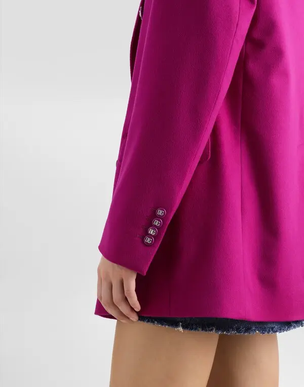 Dolce & Gabbana Oversize Double-breasted Cashmere Jacket Blazers