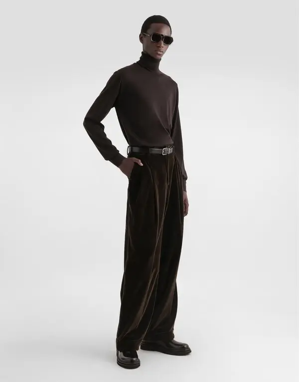 Dolce & Gabbana Cashmere Turtleneck Pullover - Brown