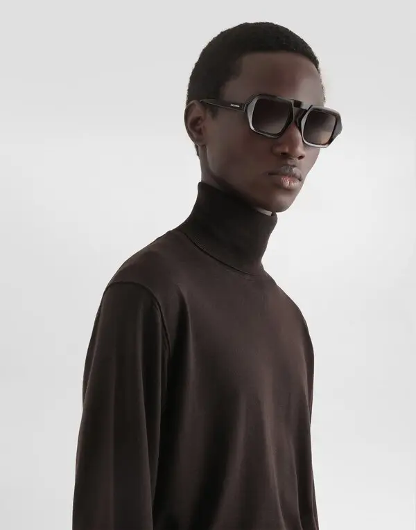 Dolce & Gabbana Cashmere Turtleneck Pullover - Brown