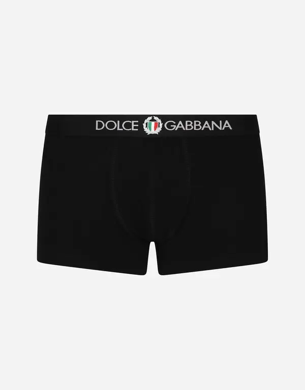Dolce & Gabbana Regular Boxer Underwear And Loungewear Cotton - Black