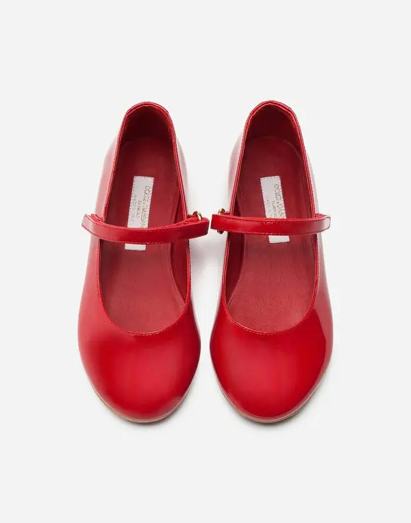 Dolce & Gabbana Patent Leather Mary Jane Ballet Flats