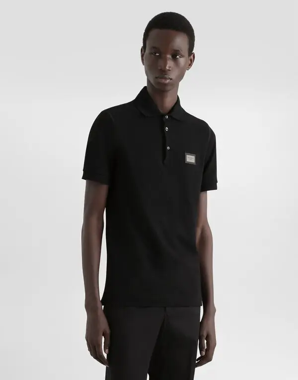 Dolce & Gabbana Polo M/c T-shirts And Polos - Black