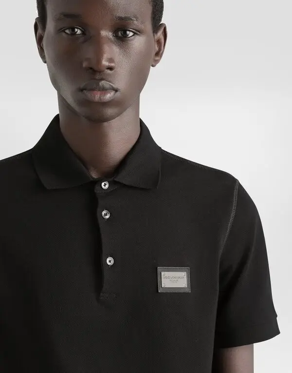 Dolce & Gabbana Polo M/c T-shirts And Polos - Black