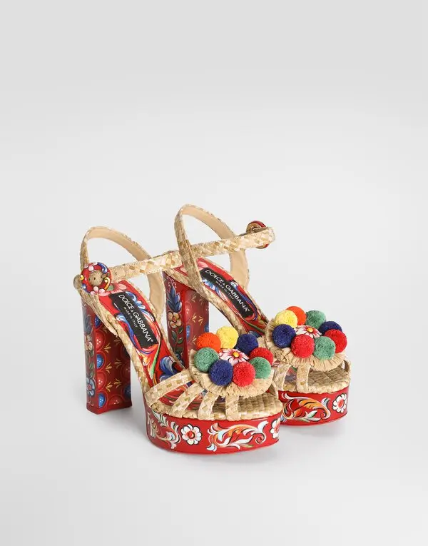 Dolce & Gabbana Sandalo Plt Sandals And Wedges