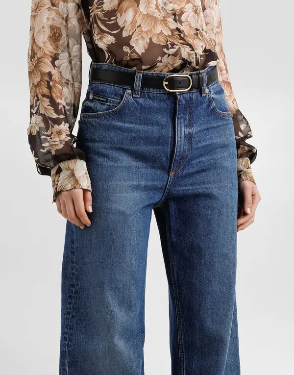 Dolce & Gabbana 5-pocket Denim Trousers Denim And Jeans Multi-colored