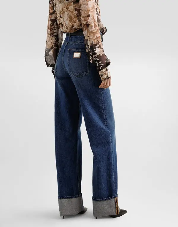 Dolce & Gabbana 5-pocket Denim Trousers Denim And Jeans Multi-colored