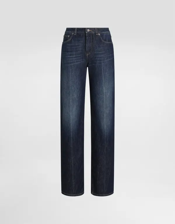 Dolce & Gabbana 5-pocket Denim Trousers Denim And Jeans Multi-colored - Multicolor