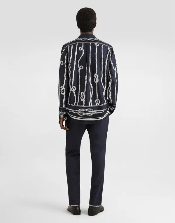 Dolce & Gabbana Virgin Wool Jogging Trousers - Grey