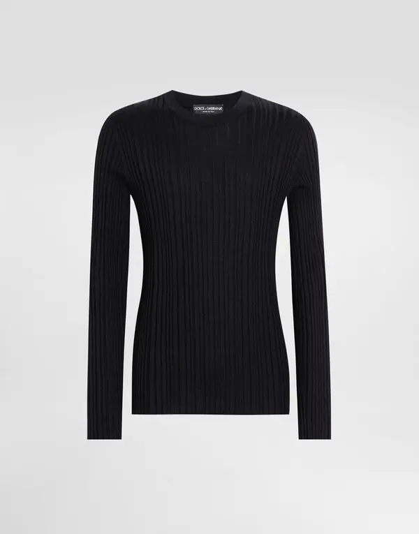 Dolce & Gabbana Silk And Cotton Pullover Sweaters And Cardigans