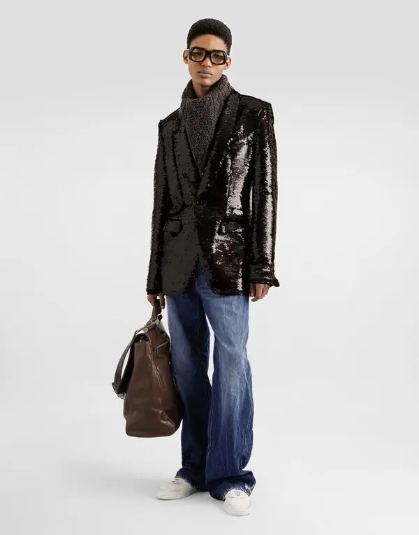 Dolce & Gabbana Silk And Cotton Pullover Sweaters And Cardigans
