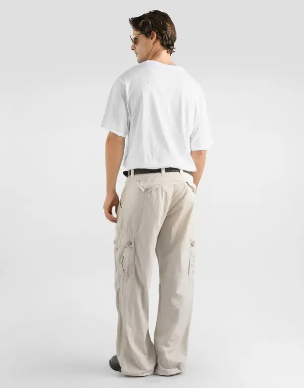 Dolce & Gabbana Distressed Cotton T-shirt Collection - White