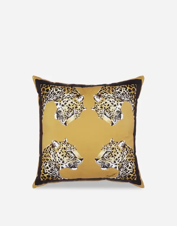 Dolce & Gabbana Duchesse Cotton Cushion Medium Medium Cushions - Multicolor