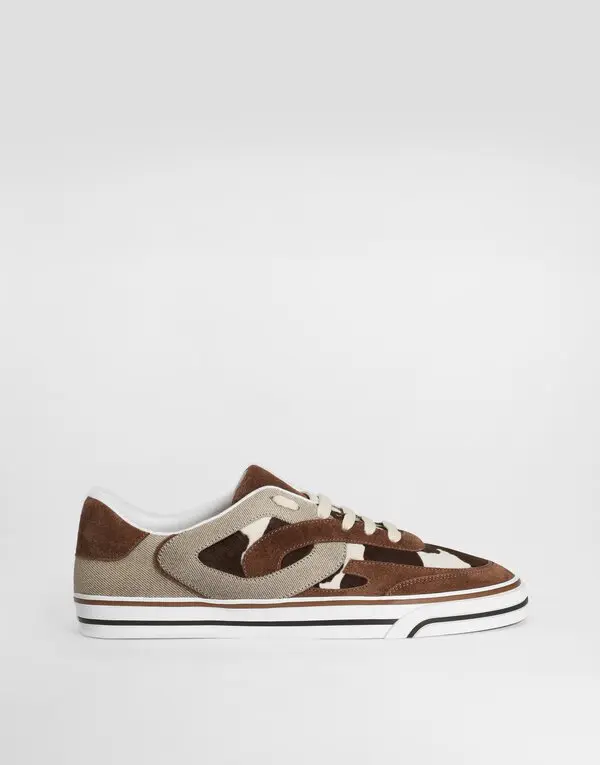 Dolce & Gabbana Dg Sailing Sneakers In Printed Pony Sneakers