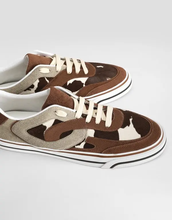 Dolce & Gabbana Dg Sailing Sneakers In Printed Pony Sneakers