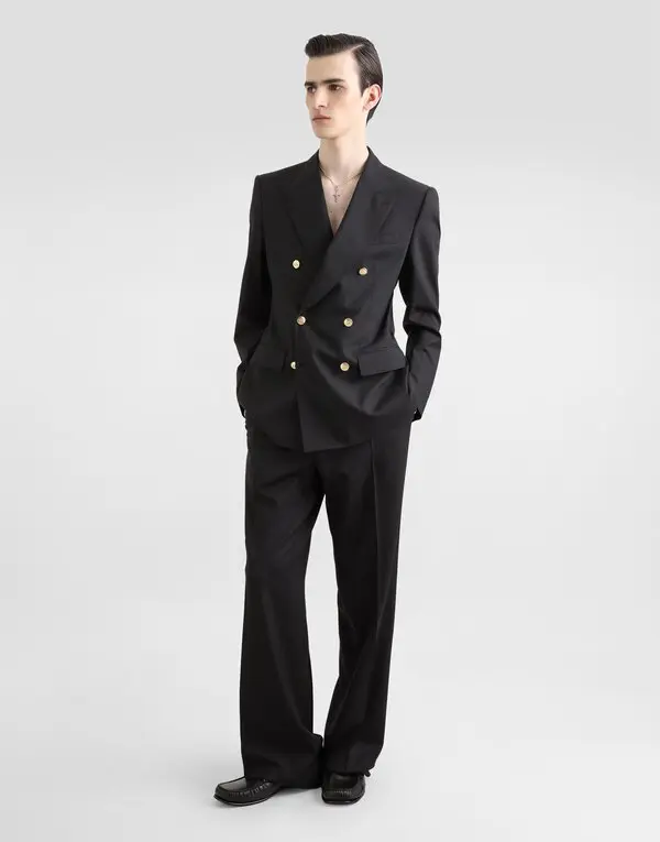 Dolce & Gabbana Double-breasted Martini-fit Wool Suit Suits And Blazers