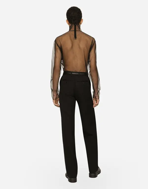 Dolce & Gabbana Tailored Straight-leg Wool Trousers